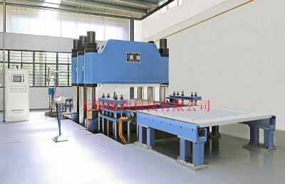 China 1000-1500mm Vulcanized Rubber Mold Machine Press With Frame Columns for sale