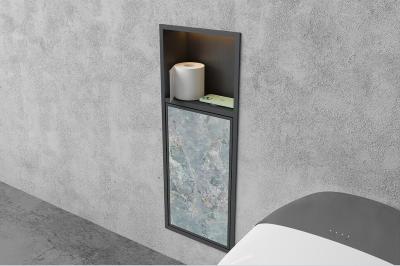China 304 Stainless Steel Recessed Wall Niche 750mm x 125mm x 250mm for Hotel Bathroom for sale