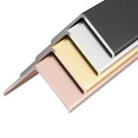 China Aluminum Alloy Trim Profile Stainless Steel Tile Trim for Tile Corner 3m Length for sale