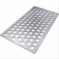China Decorative Perforated Aluminum Sheet 0.3-100mm Round Hole Custom Sizes for sale