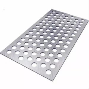 China Decorative Perforated Aluminum Sheet 0.3-100mm Round Hole Custom Sizes for sale