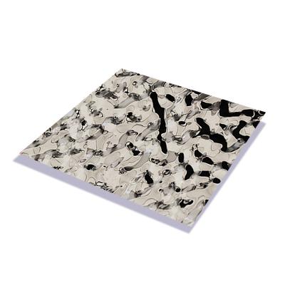 China Water Ripple Stainless Steel Embossed Panel 304 316 0.5-3.0mm for Exterior Cladding for sale