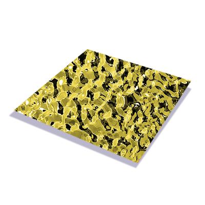 China 304 Cold Rolled Water Ripple Stainless Steel Sheet 0.5-3.0mm for Outdoor Cladding for sale