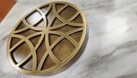China Solid Brass Casting Inlay Table Decorative Brass Items Customizable 40cm Size for sale