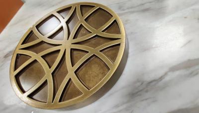 China Solid Brass Casting Inlay Table Decorative Brass Items Customizable 40cm Size for sale