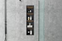 China 304 Stainless Steel Recessed Wall Niche 750mm x 125mm x 250mm PVD Coated for sale