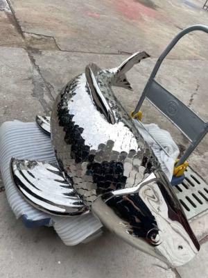 China Stainless Steel Abstract Sculpture Modern Art Garden Metal Artwork 2m Height for sale