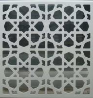 China Aluminum Metal Mashrabiya , Architectural Screen , Intricate Geometric Islamic Patterns for sale