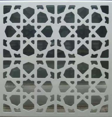 China Aluminum Metal Mashrabiya , Architectural Screen , Intricate Geometric Islamic Patterns for sale