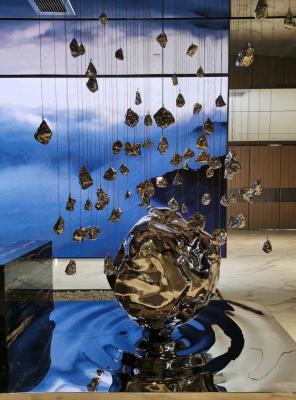 China Stainless Steel 3D Sculpture Art Installation Durable Corrosion Resistant Custom Sizes for sale