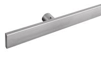 China Stainless Steel Handrail Wall Mounted Metal Handgrip 304 316 Glass Railing 850mm Height for sale