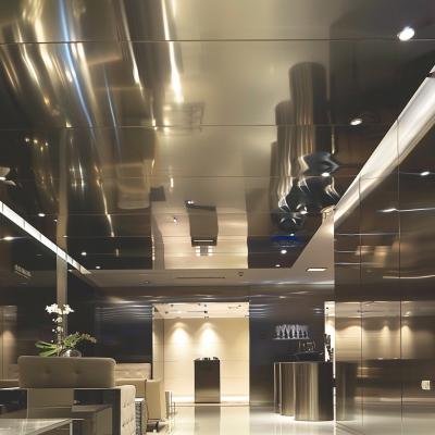 China Stainless Steel Ceiling Panels 304 316 0.5-3.0mm PVD Color for Home Renovations for sale