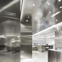 China Stainless Steel Ceiling Panels 304 316 Easy Maintenance Ceiling Mounted 0.5-3.0mm for sale