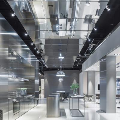 China Customizable Stainless Steel Ceiling Grids For Retail Displays for sale