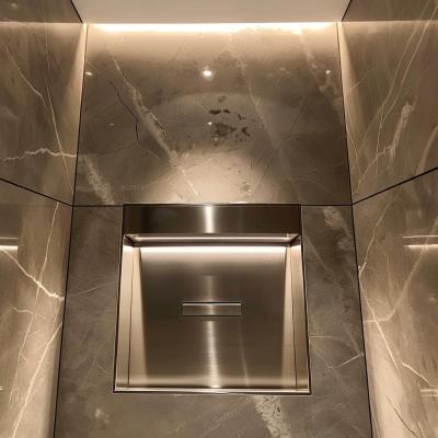 China 304/316 Stainless Steel Recessed Wall Niche 750mm for Hotel Bathroom Storage for sale