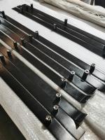 China 304/316 Stainless Steel Handrail with Spacers Screw Tightening Volute End 850mm for sale