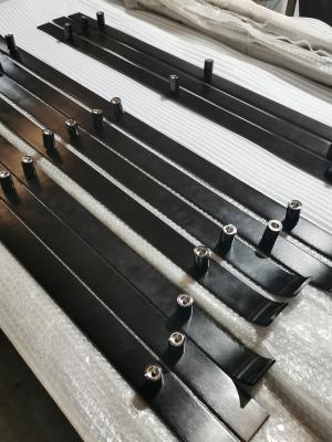 China 304/316 Stainless Steel Handrail with Spacers Screw Tightening Volute End 850mm for sale
