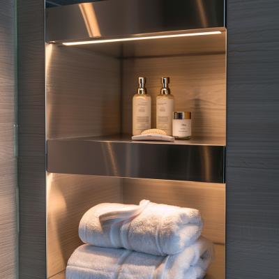 China Stainless Steel Recessed Wall Niche 304 316 Bathroom Shower Storage 750x125x250mm for sale