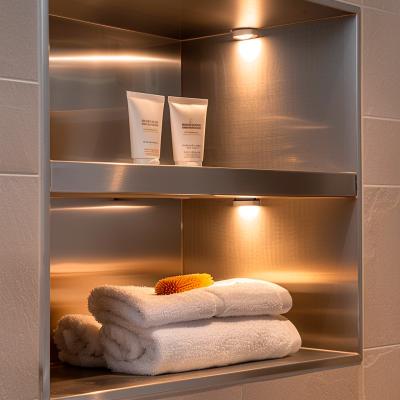China 304/316 Stainless Steel Recessed Wall Niche 750x125x250mm Custom Sizes for sale
