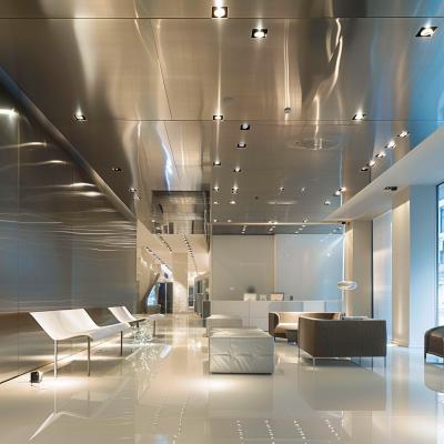 China Eco-Friendly Recycled Stainless Steel Honeycomb Wall Panel Cladding 304 Grade 10-20mm Thick for sale