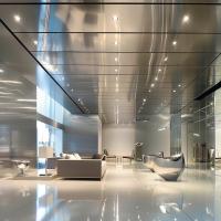 China Brushed Stainless Steel Honeycomb Wall Panel Cladding 304 Grade 10-20mm Thick for sale