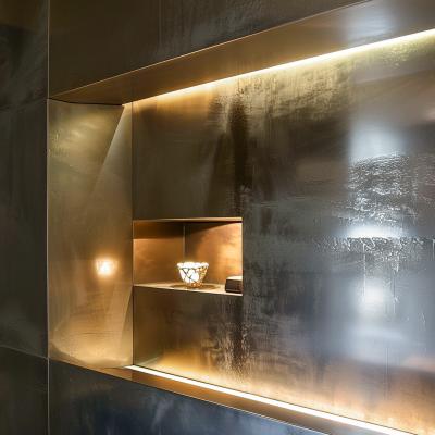 China 304 Stainless Steel Recessed Wall Niche 750mm x 125mm x 250mm for Shower Storage for sale
