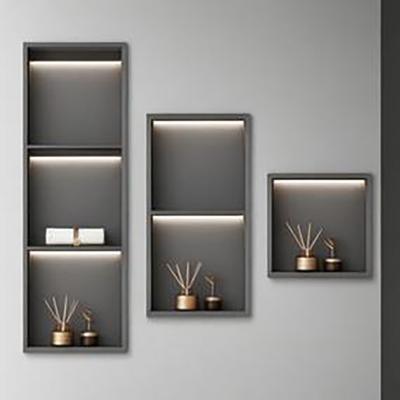 China 304 316 Stainless Steel Recessed Wall Niche 750mm x 125mm x 250mm for Bathroom for sale