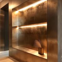 China 304 316 Stainless Steel Shower Niche 750mm Recessed Wall Shelf Polished for sale