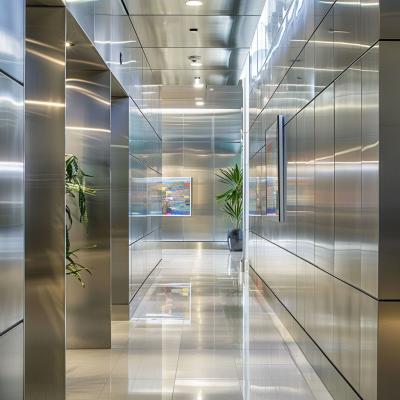 China Decorative Stainless Steel Honeycomb Panel Bronze Finish 10-20mm for Room Dividers for sale