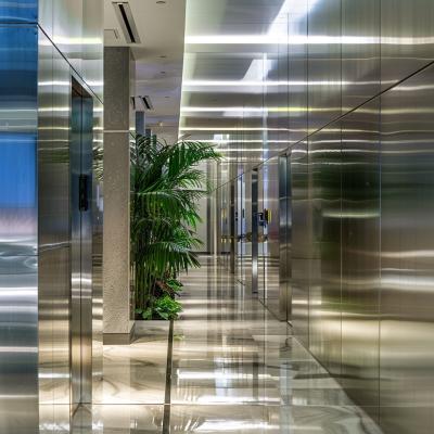 China Architectural Grade Stainless Steel Cladding, Textured Surface, for External Walls for sale