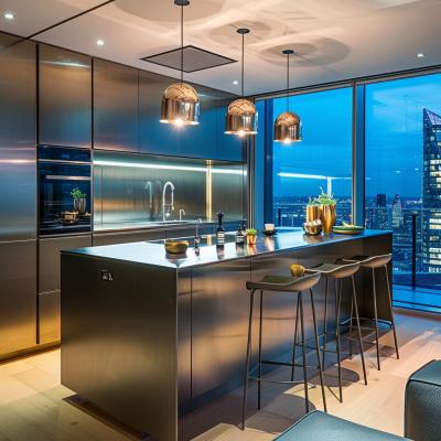 China Customizable Stainless Steel Sheets, Textured Black, for Personalized Building Projects for sale
