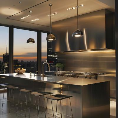 China Fire-Resistant Stainless Steel Honeycomb Panel 304 10-20mm for Commercial Kitchen Walls for sale