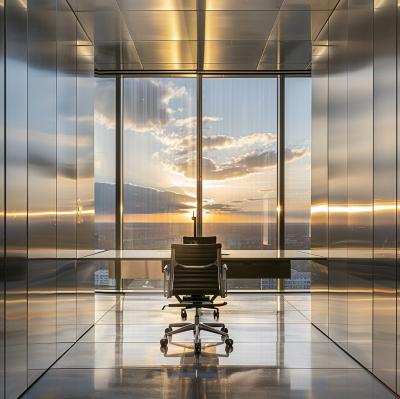China Eco-Friendly Stainless Steel Sheets , Sandblasted , For Green Building Certifications for sale