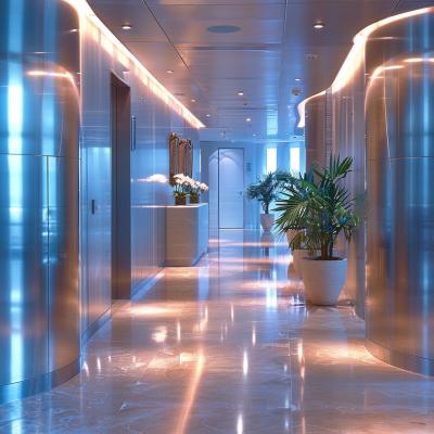 China Designer Stainless Steel Cladding, Custom Color Mix For Artistic Exterior Features for sale