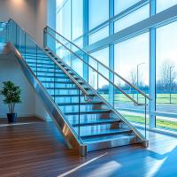 China Round Stainless Steel Handrail 304 316 with PSS Finish for Glass Railing Systems for sale