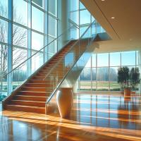 China Stainless Steel Handrail 1200mm Balustrade Height for Glass Railing 304 316 for sale