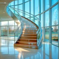 China Stainless Steel Handrail Flat Saddle Design for Glass Fencing 304 316 850mm Height for sale