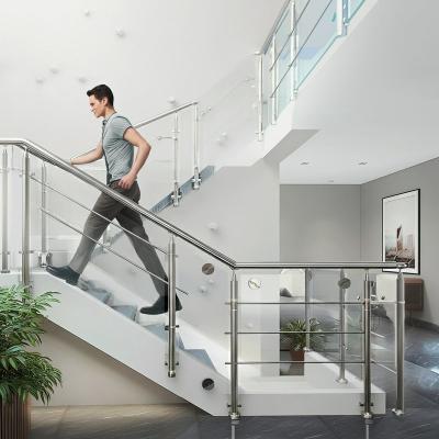 China Stainless Steel Handrail 1050mm Height for Glass Railing Systems 304 316 for sale