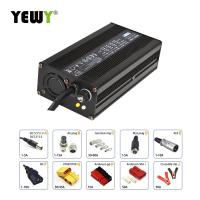 China 12v 15a 24v 8a Motorcycle Lithium Battery Charger 48v 4a Lithium Lifepo4 Charger for sale
