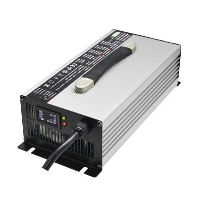 China 96V 16A Smart Fast Charger PFM High Power Battery Charger Lithium for sale