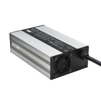 China 25A 24V Sealed Electronic Lead Acid Battery Charger Smart Silver Color for sale
