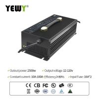 China 3S 4S 12 Volt 100 Amp Battery Charger Forklift Waterproof IP65 for sale