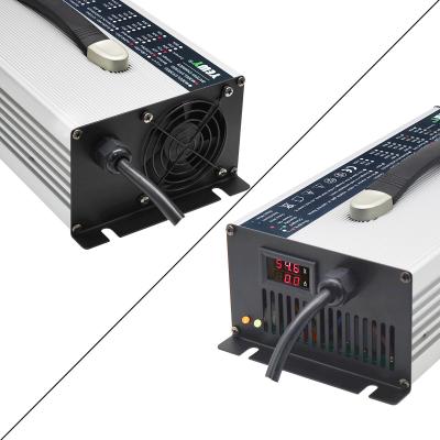 China 12V 100A Intelligent Forklift Lithium Ion Battery Chargers Economic Design for sale
