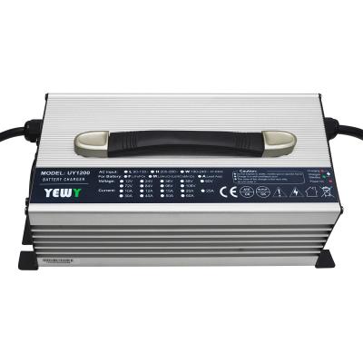 China ODM 15A 60V Lithium LiFePO4 Battery Pack Charger AC Bluetooth for sale