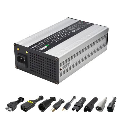 China EV 48 Volt 15 Amp Golf Cart Battery Charger Waterproof Silver for sale