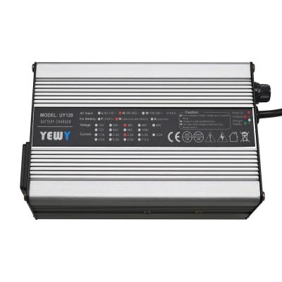 China 58.4V 12S 13s 14s Li Ion Charger Lifepo4 2A 48V Lithium Battery Charger for sale