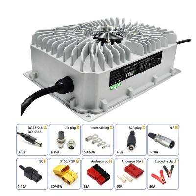 China 40A 24V Lead Acid Battery Charger Universal For Lifeboat E Boat for sale