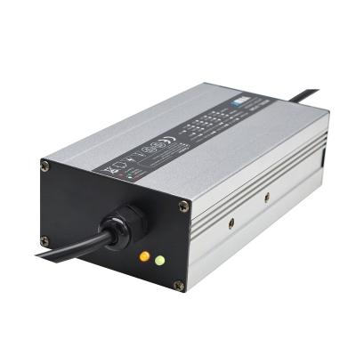 China Electric 10A 12V AGV Battery Charger PFM Waterproof IP65 Grade for sale