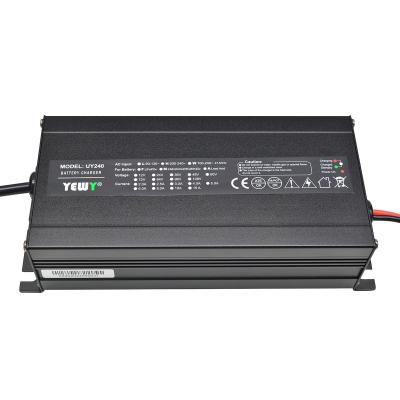 China 40dB 24V 8A AGV Battery Charger Robust Aluminum Alloy Housing for sale