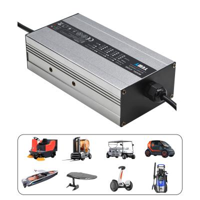 China Intelligent 24V 8A Waterproof Battery Charger Surfboard Outdoor for sale
